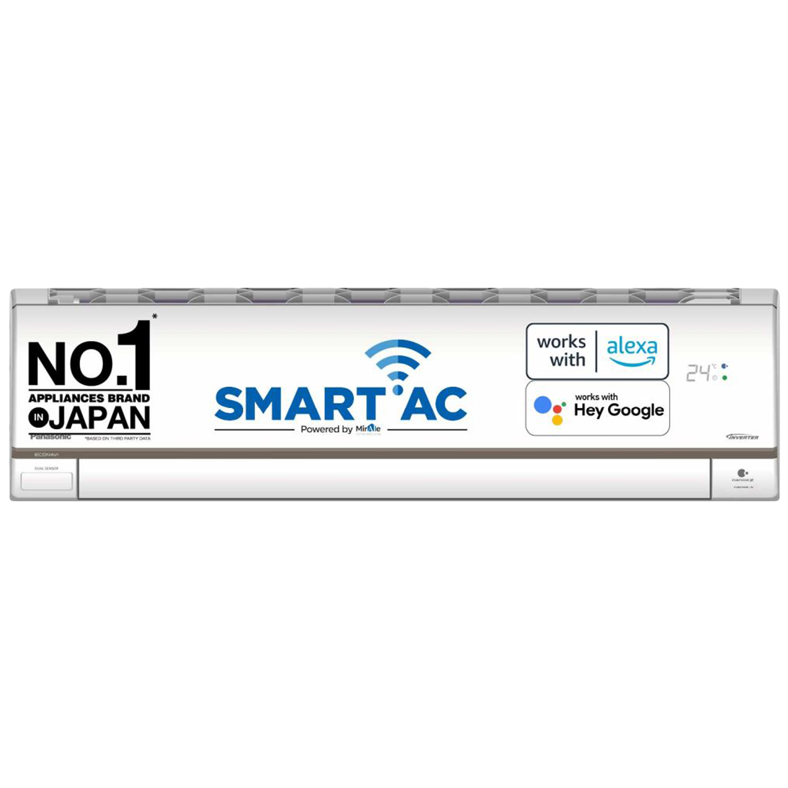 Panasonic Hu 7 In 1 Convertible 1 5 Ton 5 Star Inverter Split Smart Ac